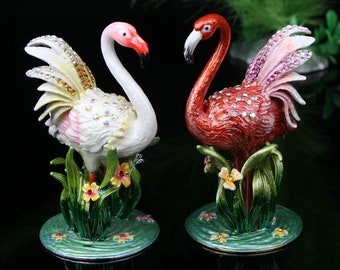 Flamingo Trinket Box - Etsy