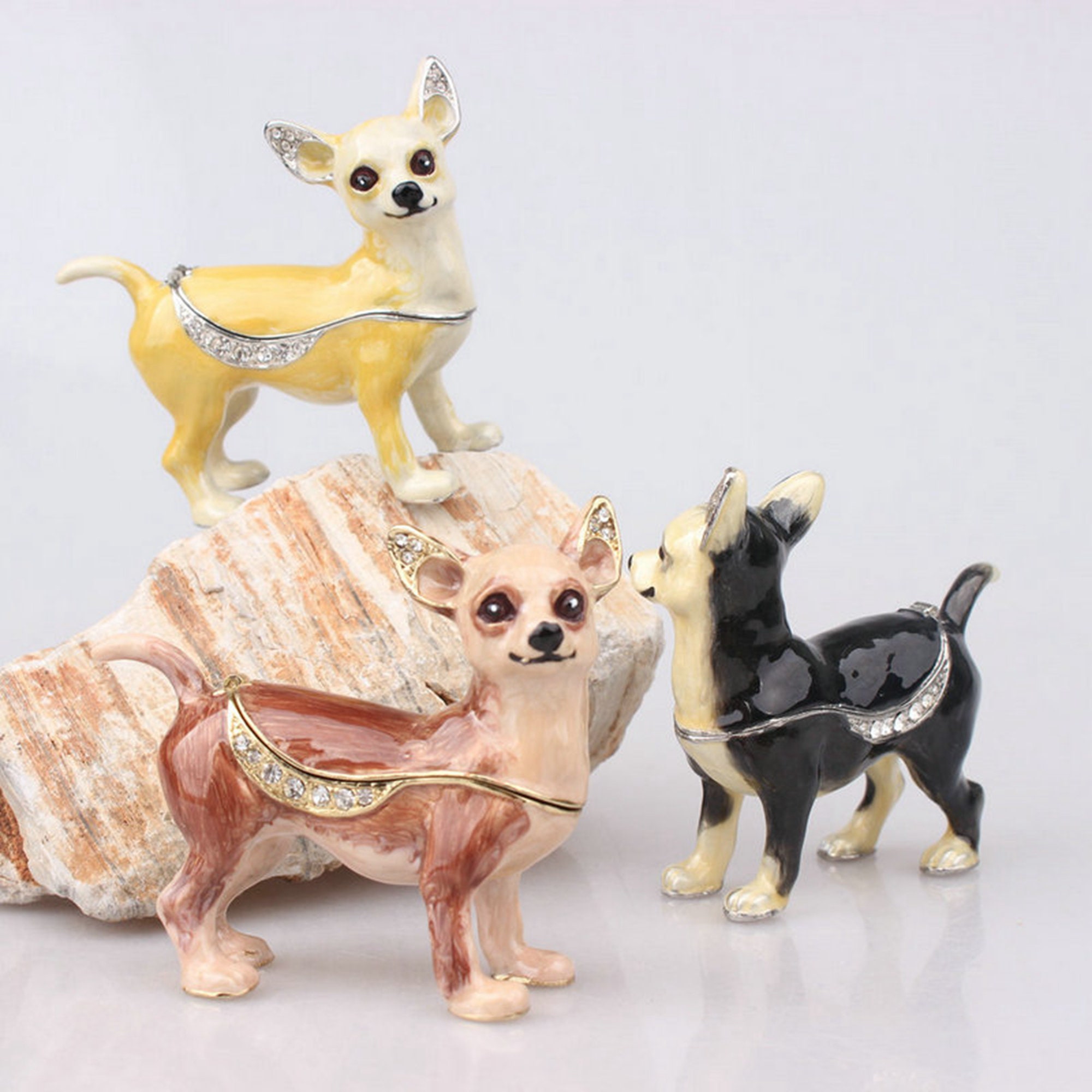 Beautiful Chihuahua Love Small Jewellery Box