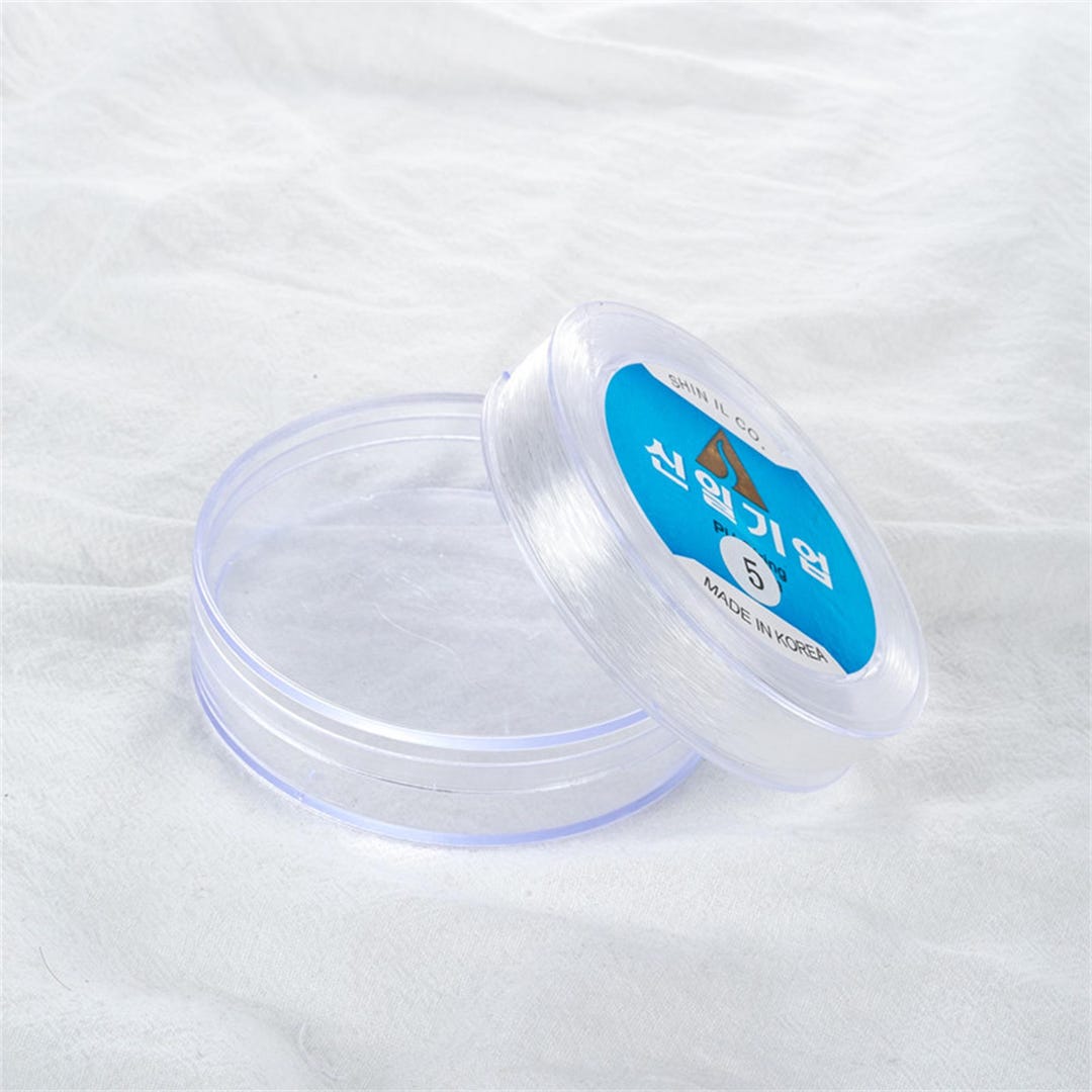 1mm Transparent Beading Wire, Slim Elastic Jewelry Cord, Pearl ...