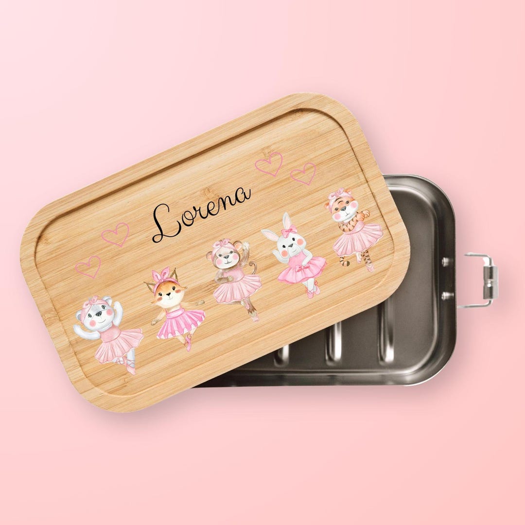 Ballerina Lunch Box, Children's Lunch Box, Personalized Lunch Box ...