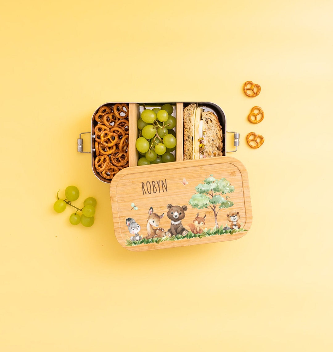 Personalized Children's Lunch Box, Children's Lunch Box, Kindergarten ...