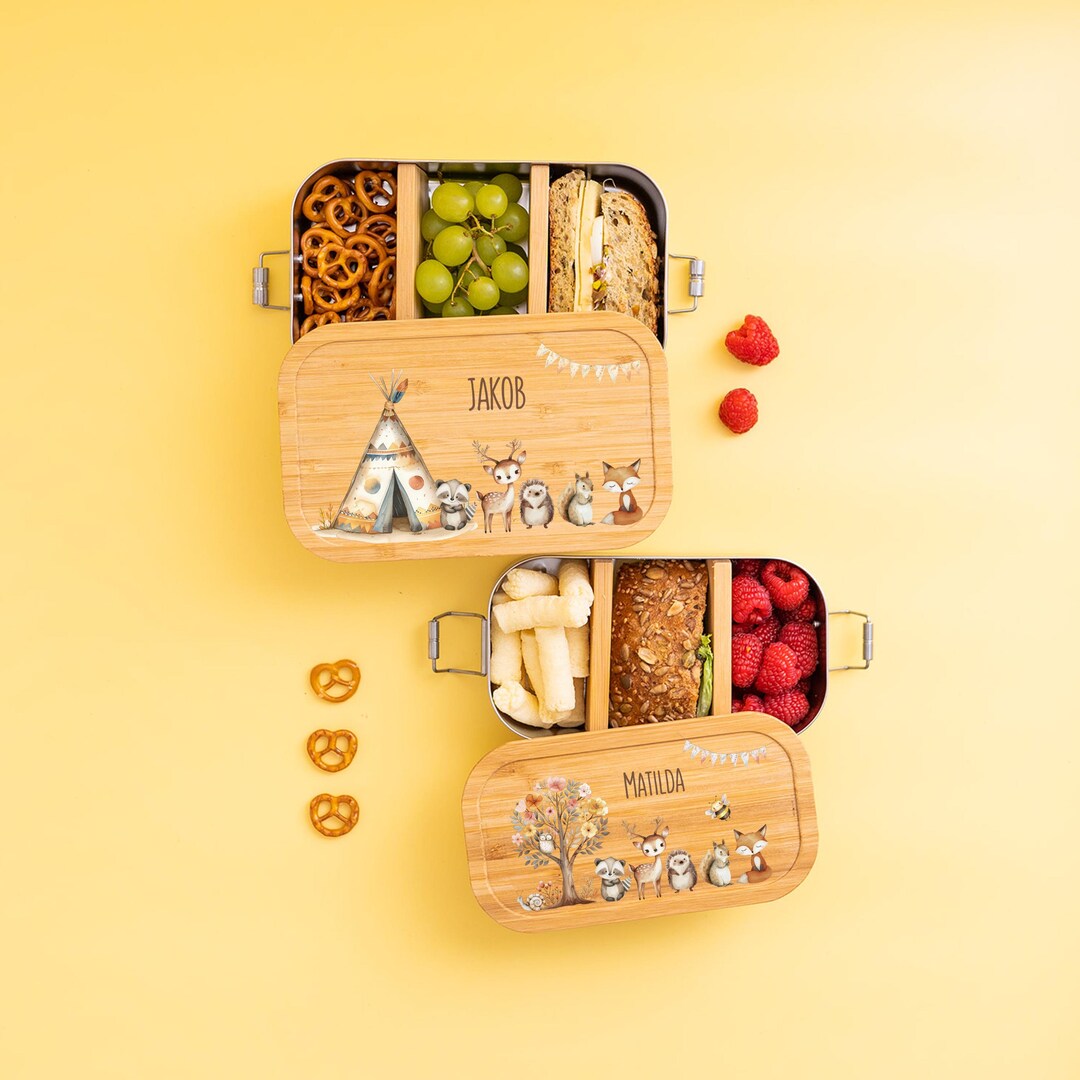 Lunch Box for Children, Lunch Box Personalized, Lunch Box With Name ...