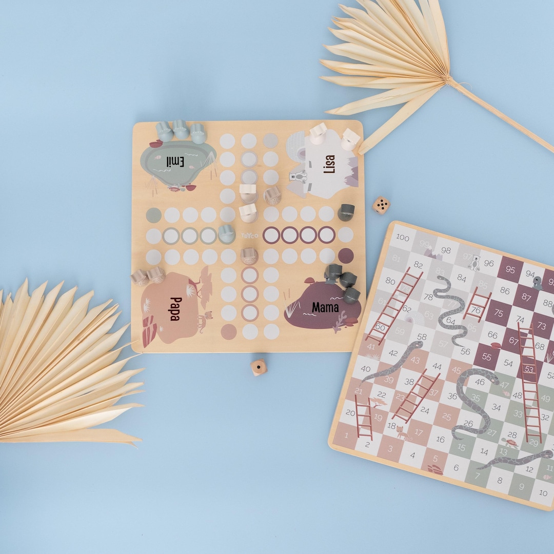 Brettspiel Holz, Ludo, Brettspiel Personalisiert, Spiel Personalisiert ...
