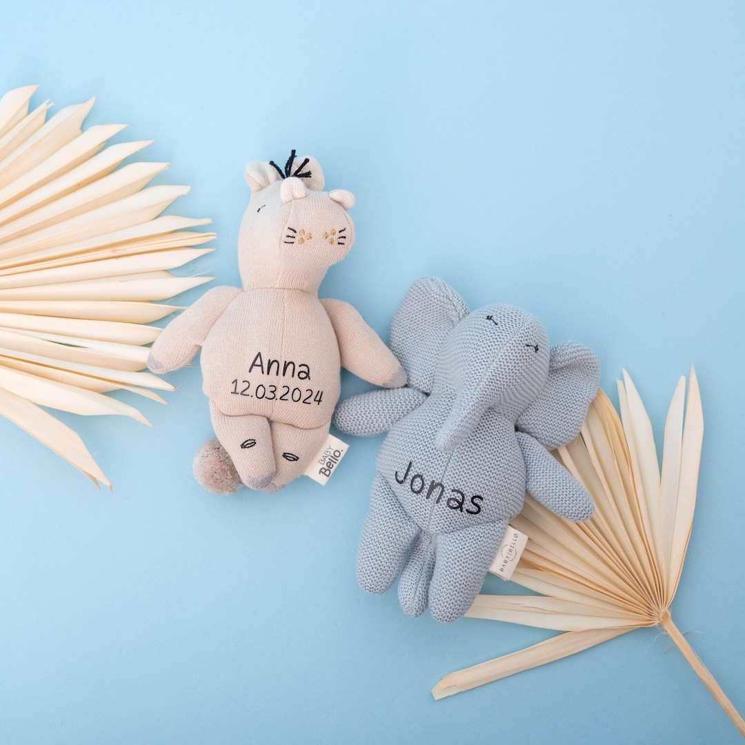 Kuscheltier, Stofftier, Kuscheltier Personalisiert Geburt, Baby ...