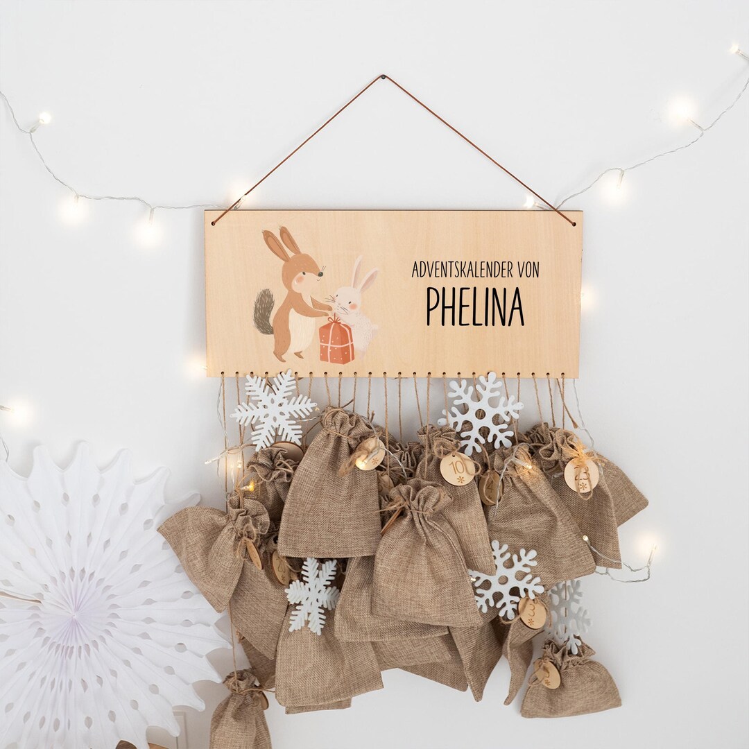 Advent Calendar for Children, Advent Calendar to Fill, Advent Calendar ...