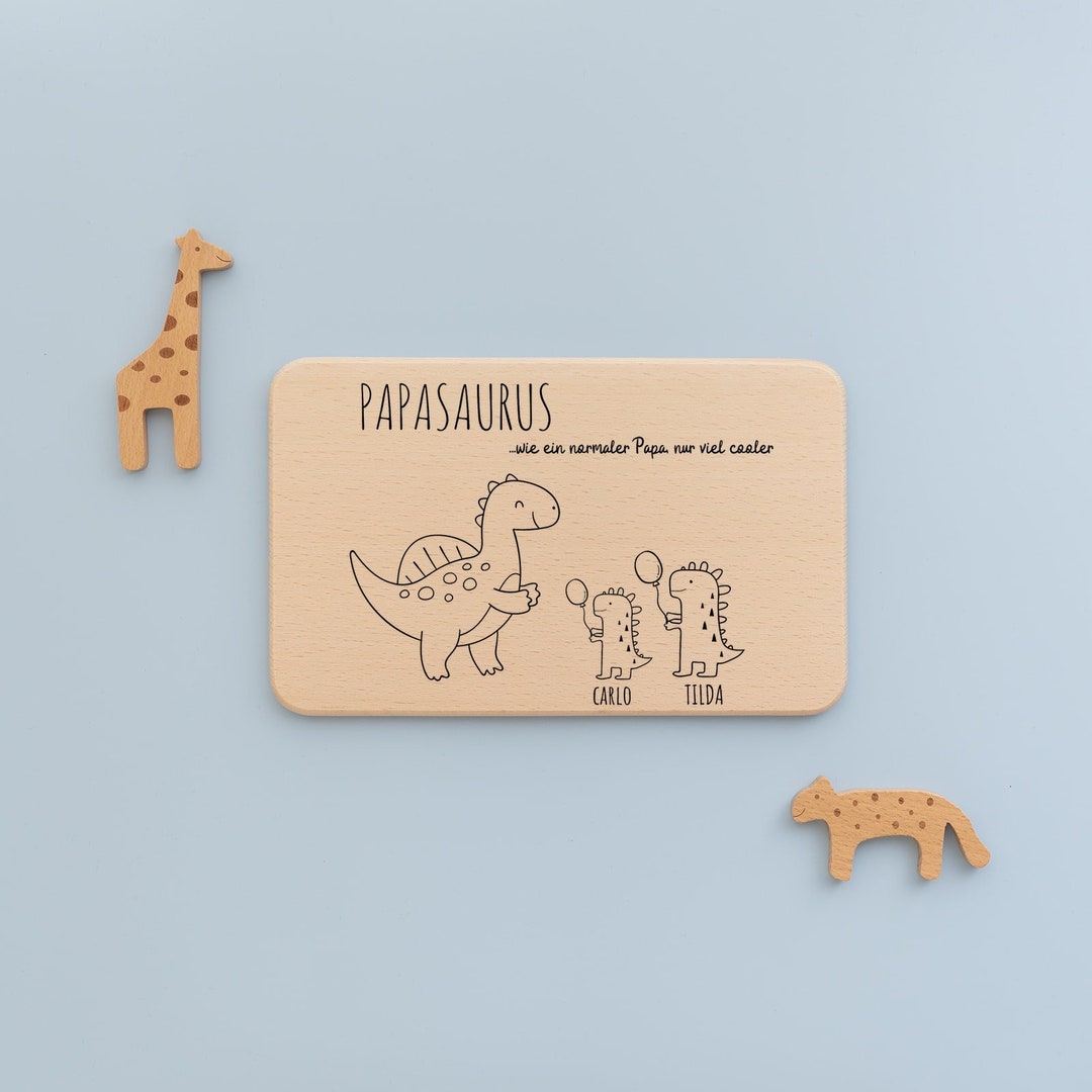 Vatertagsgeschenk, Brett Papa, Geschenk Papa, Papasaurus, Bester Papa ...