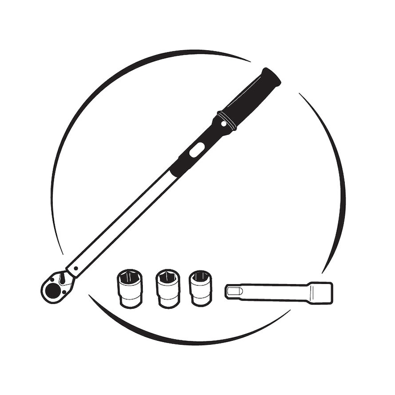 Torque Wrench, Vector Graphics, SVG Files, Clipart, Construction, Tools ...