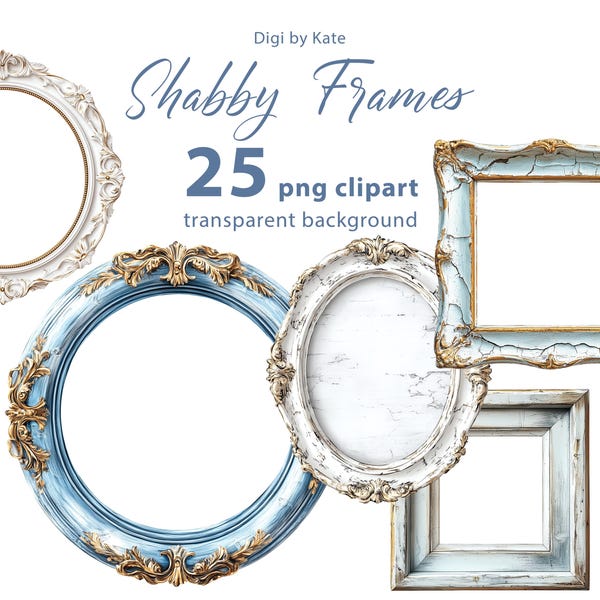 Shabby Chic Frames - Etsy