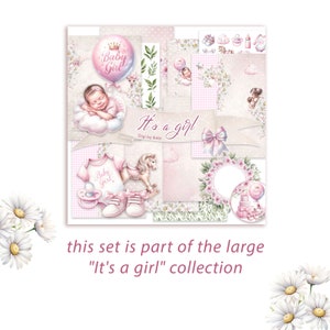 It's a Girl 5 A4 is a Digital Paper Set for Special Occasions Such as ...