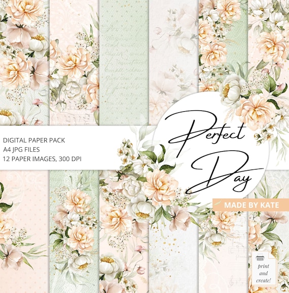 Wedding Scrapbook Paper