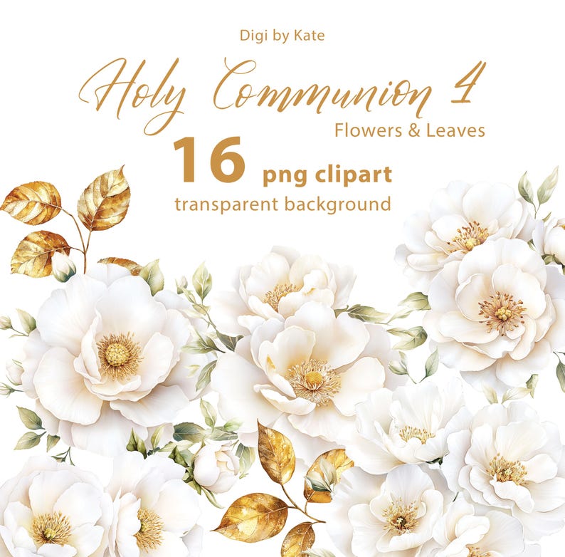 First Holy Communion 4 is a Digital Paper Set for Special Occasions - Etsy