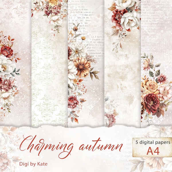 Autumn Digital - Etsy