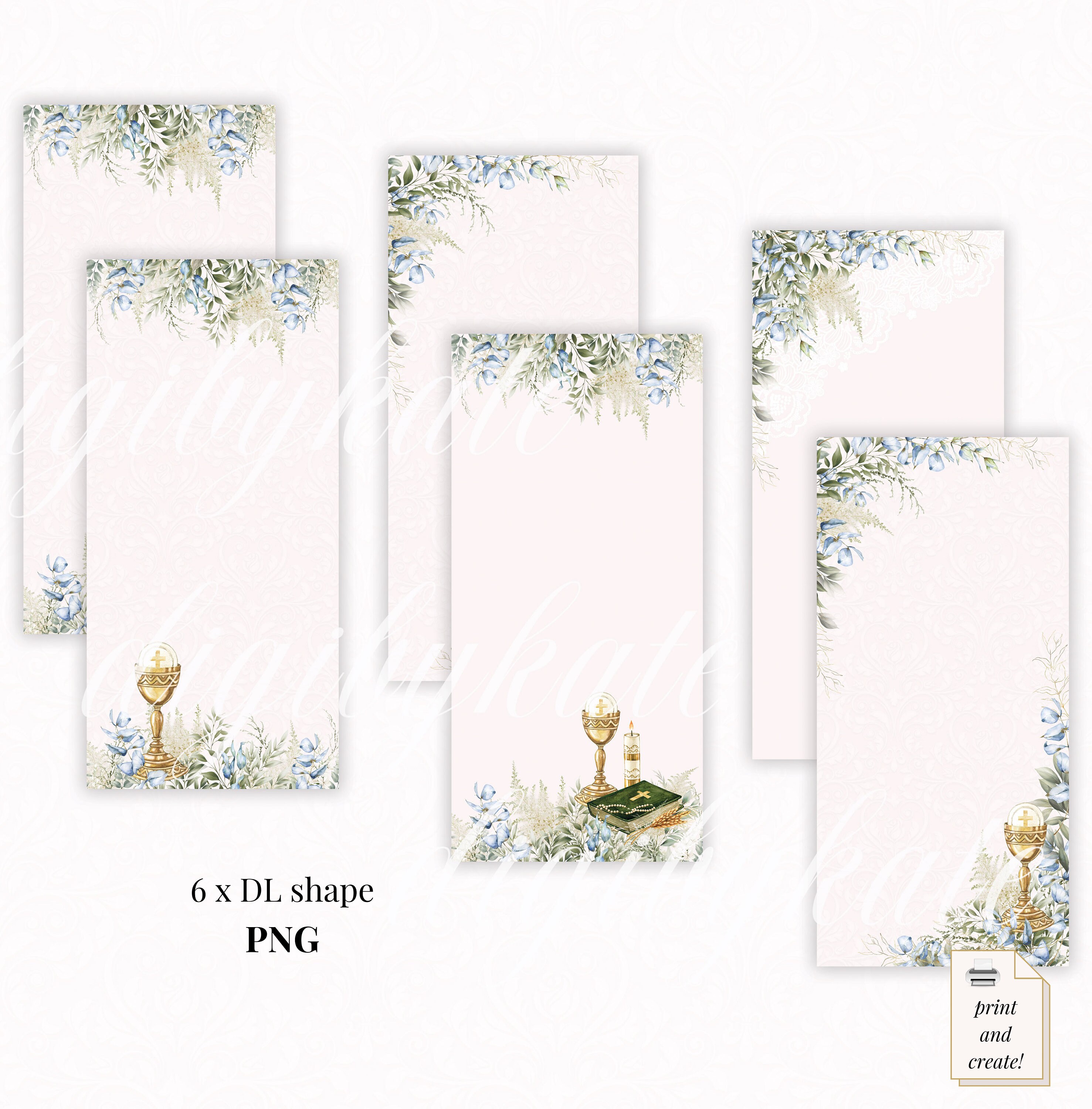 First Holy Communion Digital Paper Pack First Communion - Etsy