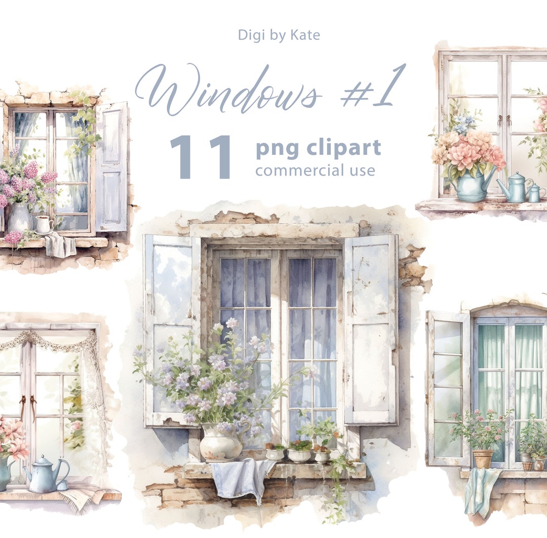 Windows 1 11 PNG Clipart Set Shabby Chic Windows Clipart - Etsy Windows 1 11 PNG Clipart Set Shabby Chic Windows Clipart - Etsy
