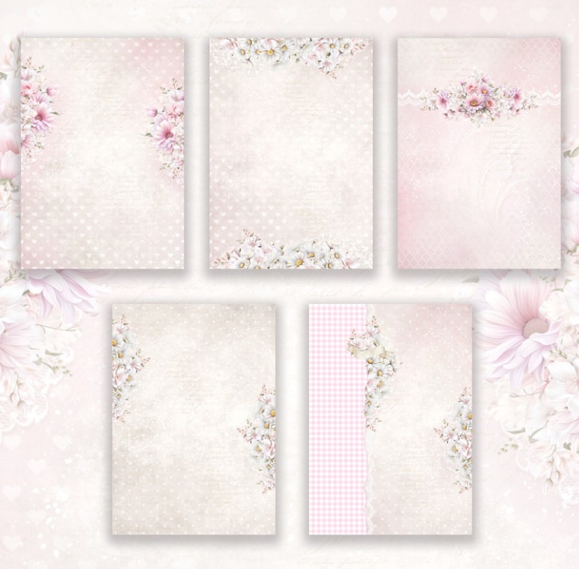 It's a Girl 5 A4 is a Digital Paper Set for Special Occasions Such as ...