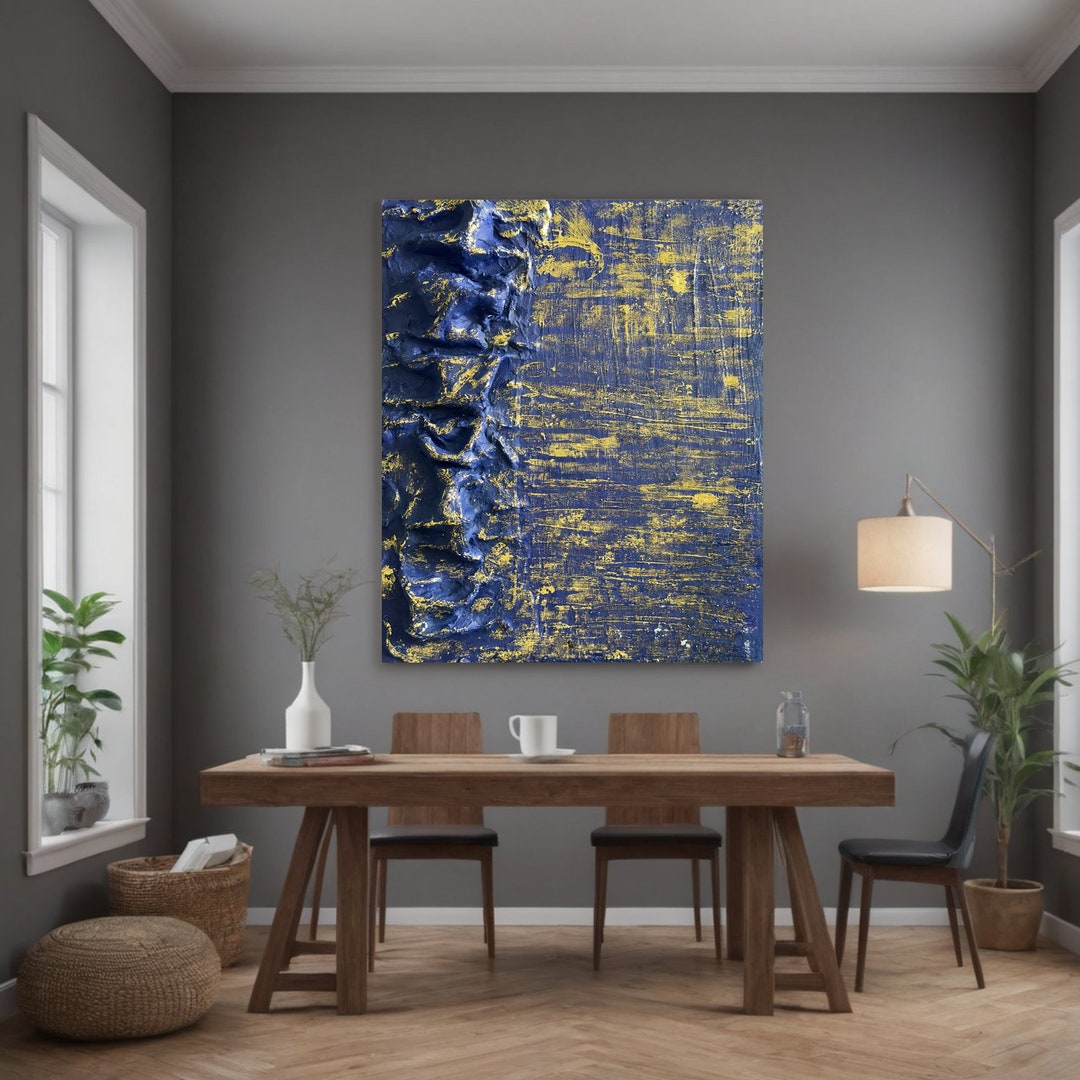 Abstract Painting Canva Wall Art, Painting on Canvas, Modern Abstract ...