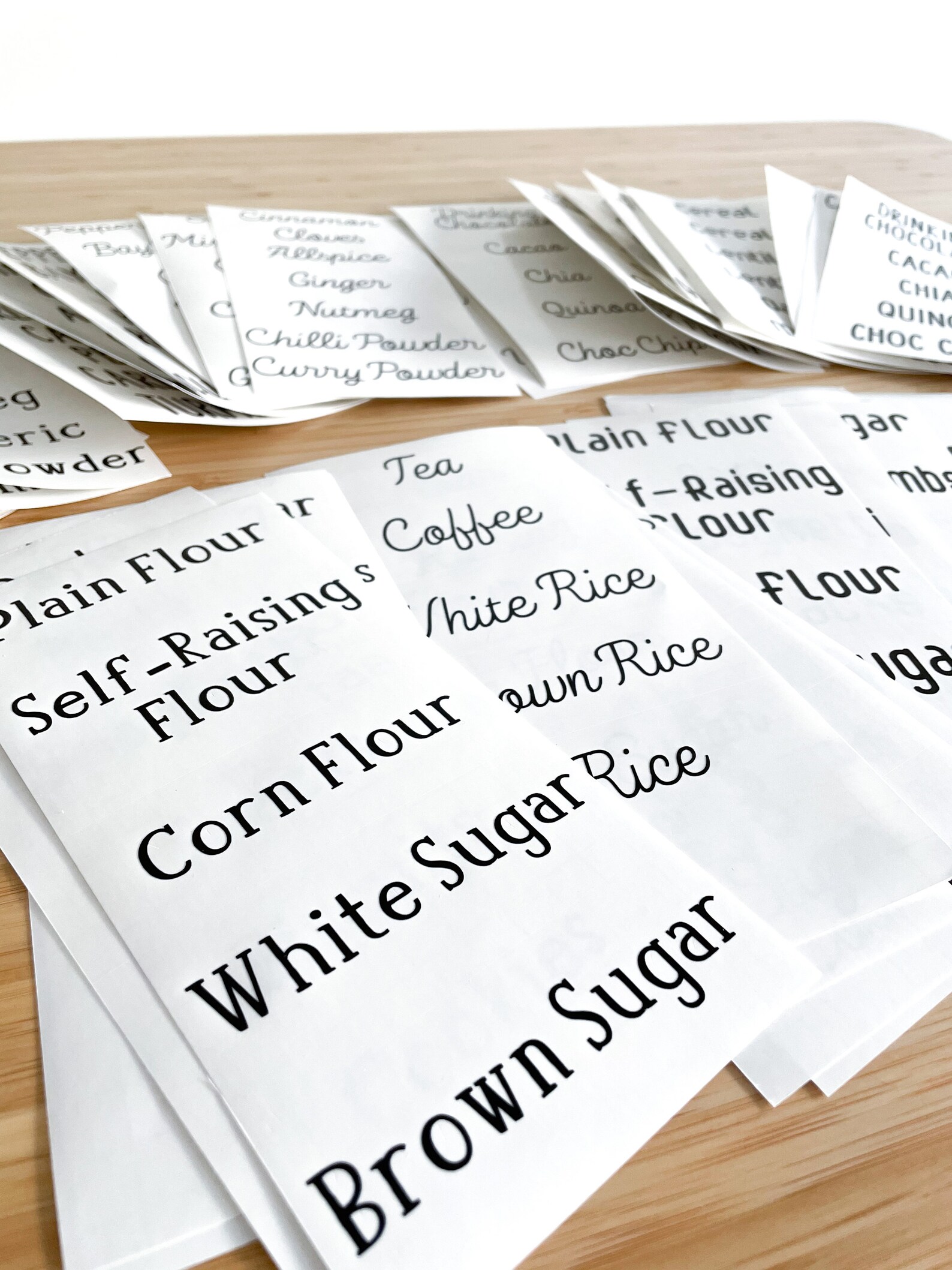 Custom Herb and Spice Label / Spice Jar Label / Pantry Label - Etsy