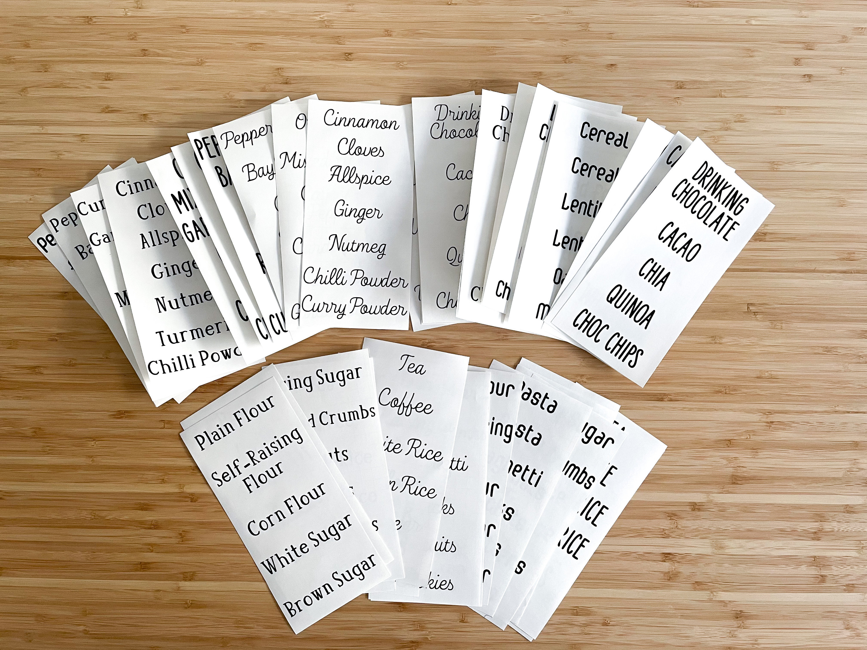 Custom Herb and Spice Label / Spice Jar Label / Pantry Label - Etsy