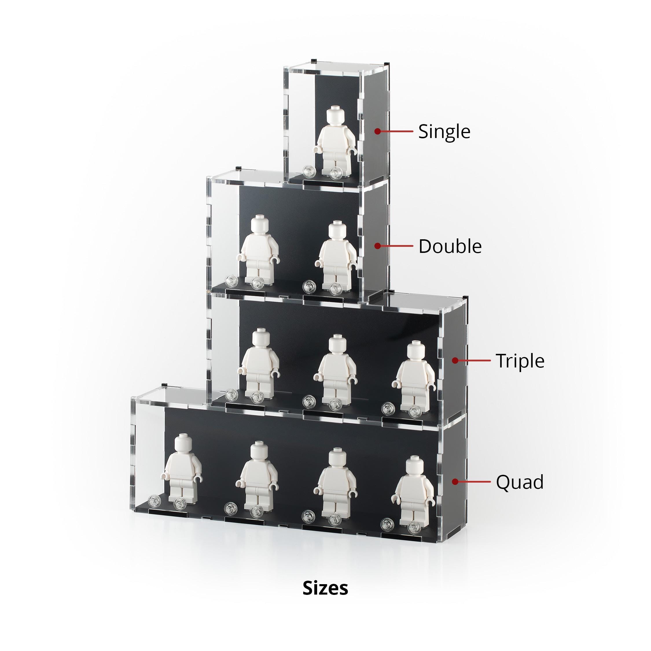 Colorful LEGO Minifigure Display Cases You Pick Color and Size ...