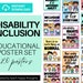 DISABILITIES & INCLUSIVITY Poster Set Posters Accepting Inclusive ...