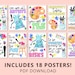 18 ART Teacher CLASSROOM POSTERS Poster Set | Art Painting Drawing ...