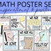 18 MATHS CLASSROOM POSTERS | Math Teacher Class Classroom Decor ...