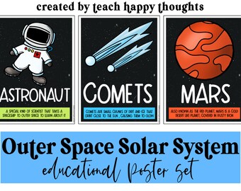 Space Facts Posters - Etsy