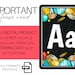 Space Themed Poster Set ALPHABET LETTER POSTERS Banner Planet Space ...