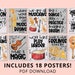 18 MUSIC Instruments CLASSROOM POSTERS Poster Set Positive Puns ...