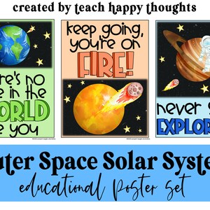 18 Science OUTER SPACE Classroom POSTERS Inspirational and - Etsy