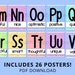Positive Affirmation ALPHABET Posters With WORD WALL Circles ...