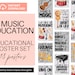 18 MUSIC Instruments CLASSROOM POSTERS Poster Set | Positive Puns ...