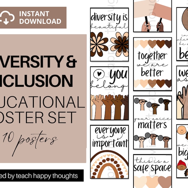 Diversity Poster - Etsy