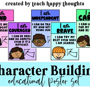 Character Building/traits 30 Classroom Expectation Posters - Etsy