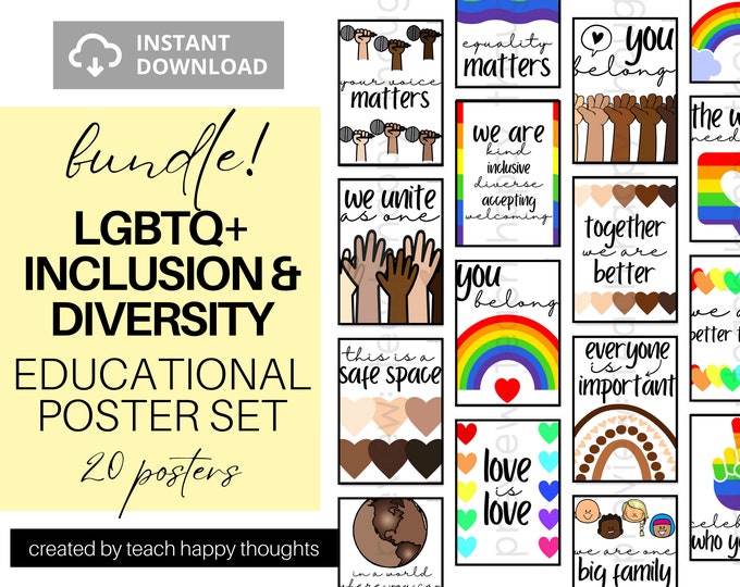 Diversity/multicultural Poster (digital Poster) - Instant Download ...