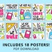 18 MATHS CLASSROOM POSTERS | Math Teacher Class Classroom Decor ...