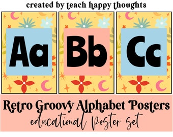 Retro Letter Board Alphabet - Etsy