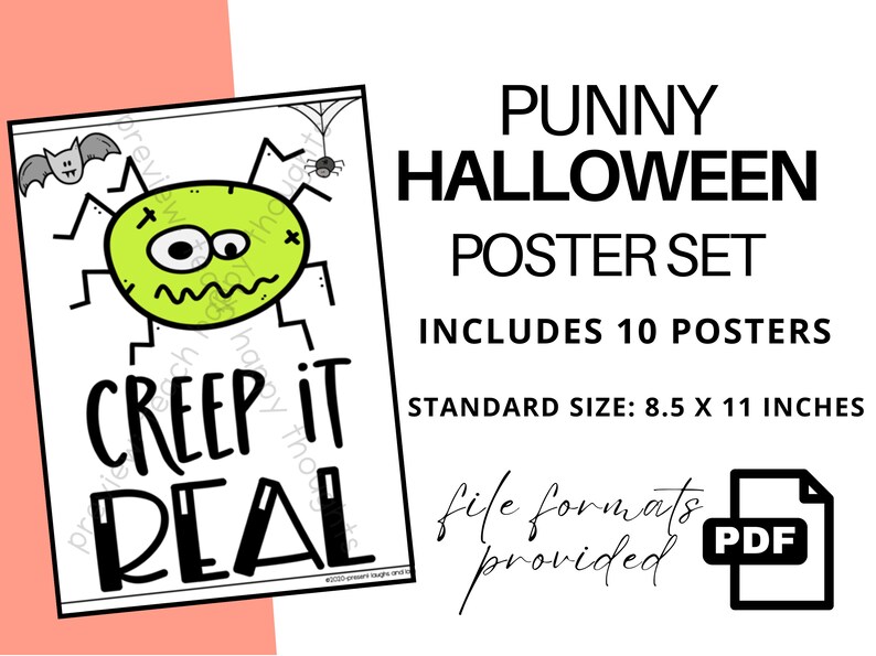 10 HALLOWEEN POSTERS | Classroom School Class Poster Set | HALLOWEEN ...