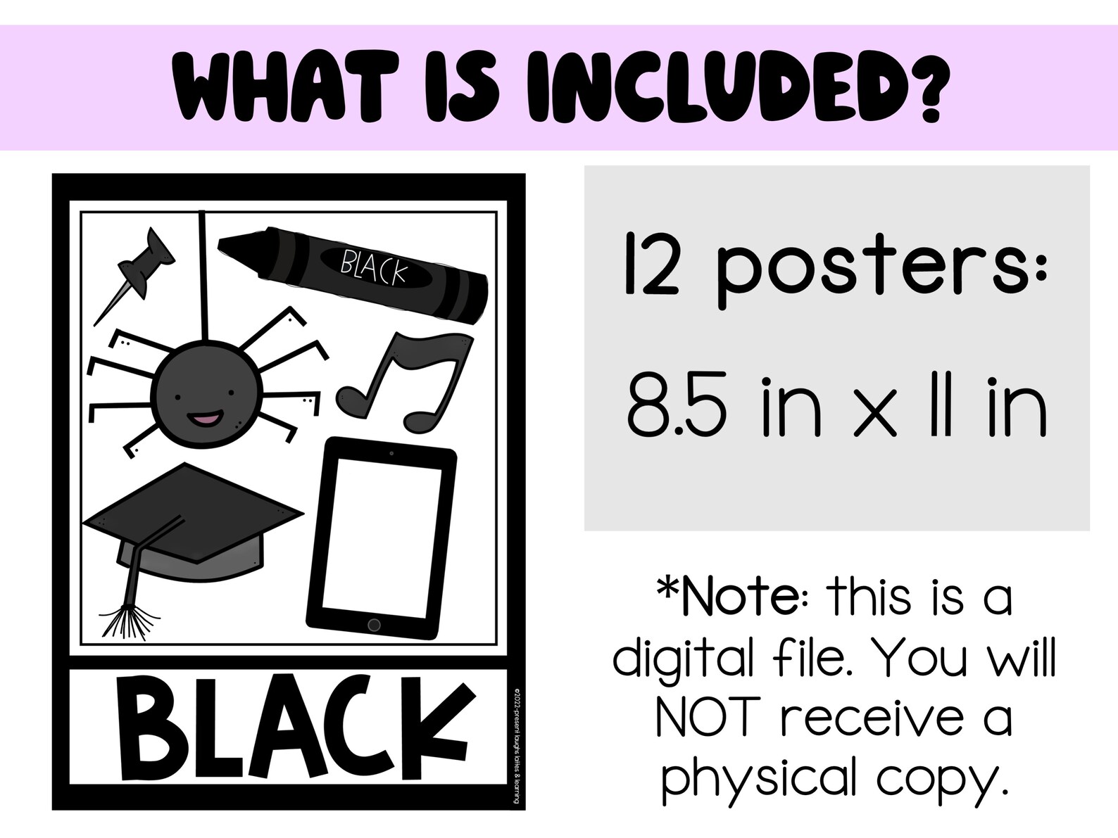 12 COLOR Classroom Poster Set 12 POSTERS Primary Secondary - Etsy