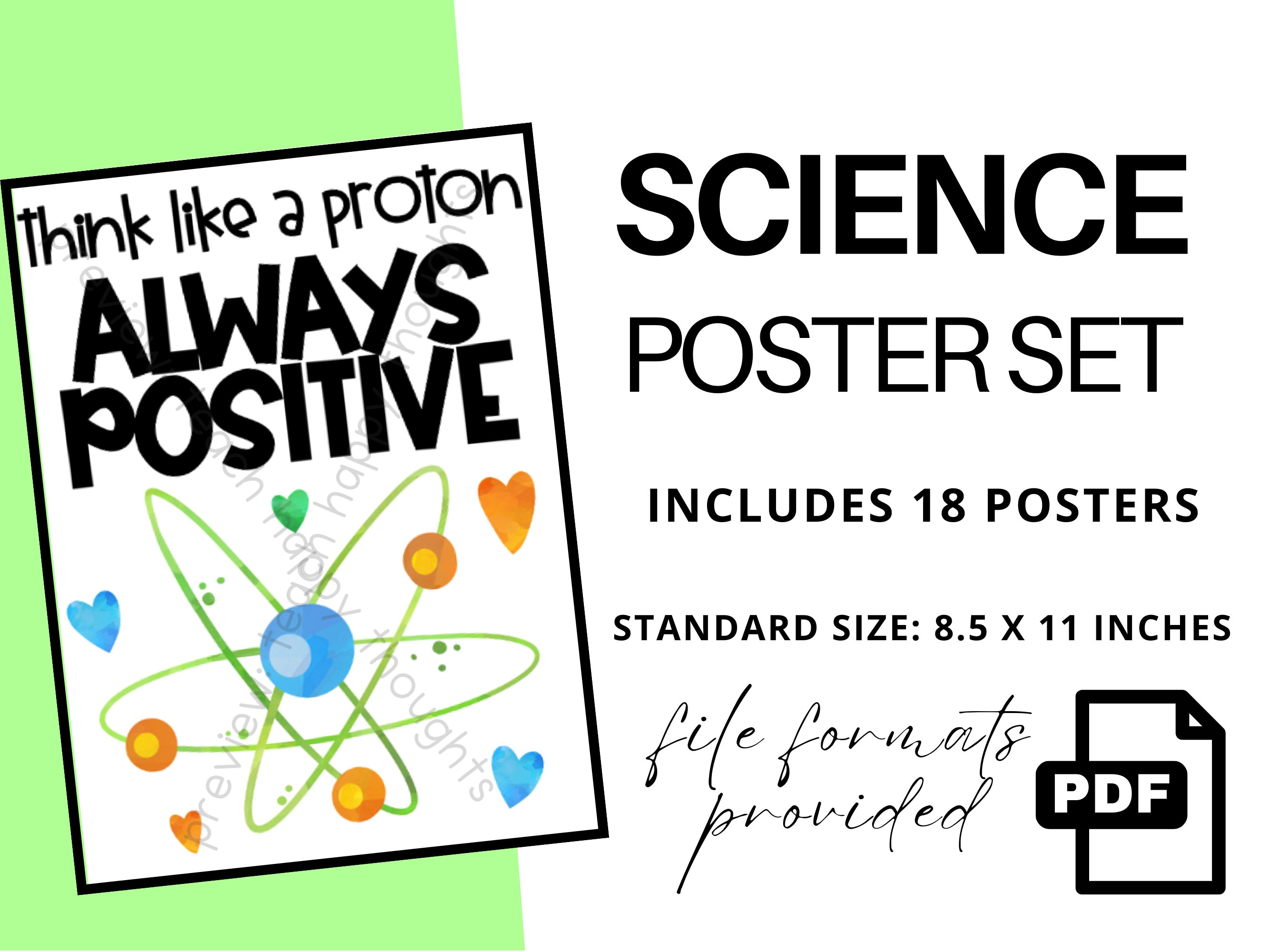 18 Science CLASSROOM POSTERS | Puns & Quotes | Positive Environment ...