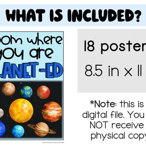 18 Science OUTER SPACE Classroom POSTERS Inspirational and - Etsy