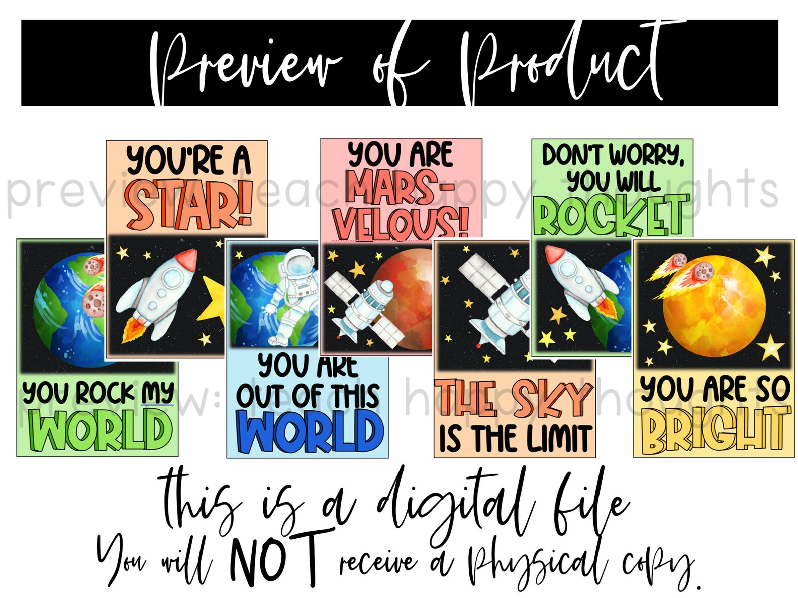 18 Science OUTER SPACE Classroom POSTERS Inspirational and - Etsy