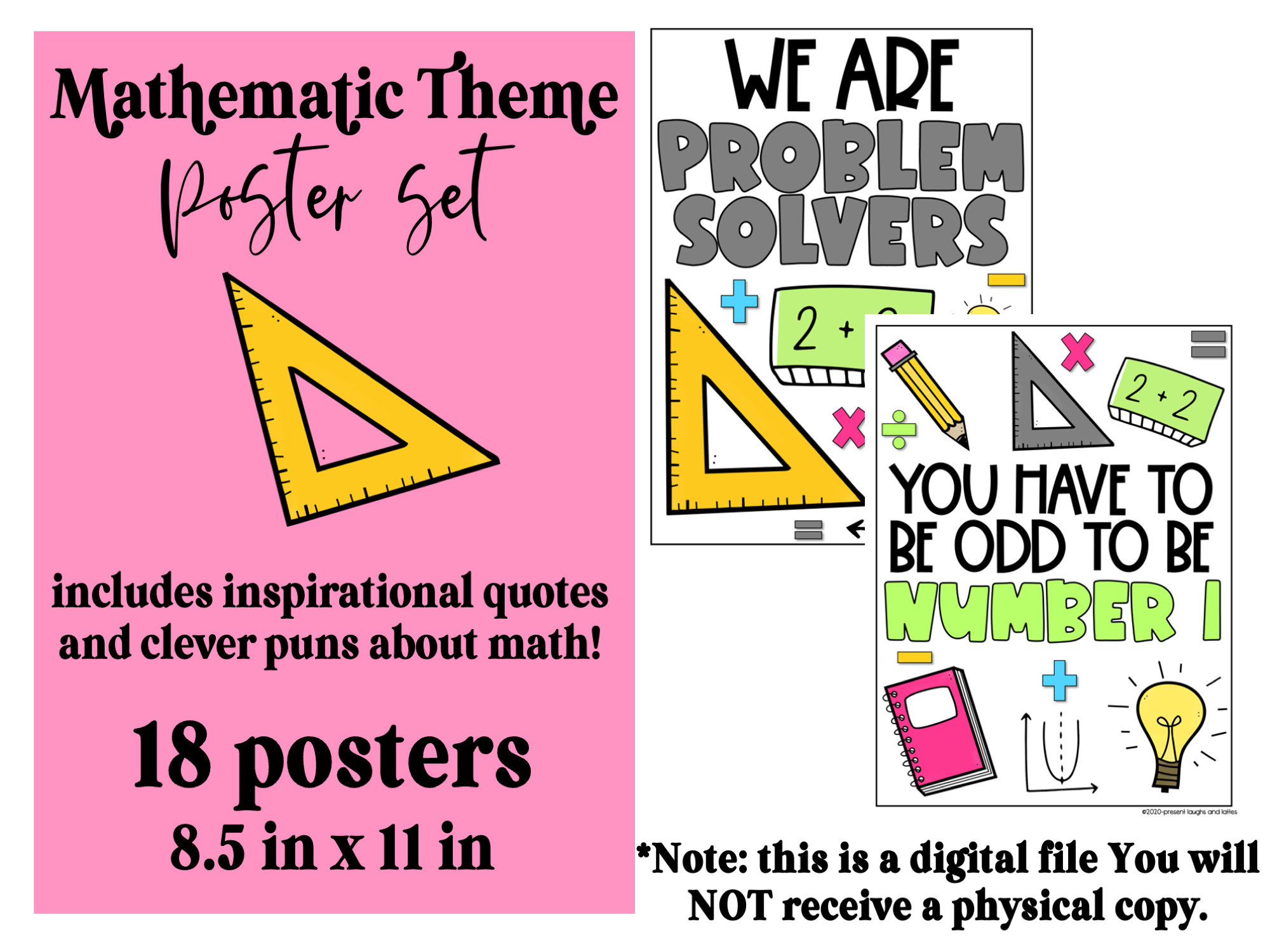 18 MATHS CLASSROOM POSTERS Math Teacher Class Classroom - Etsy Canada