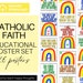 26 POSTERS Faith Christian Catholic Inspirational Religion PRIMARY ...