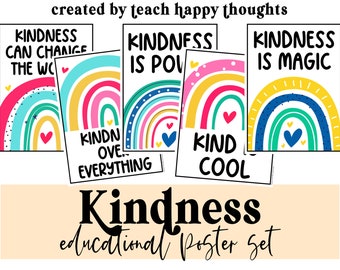 Kindness Posters for Classroom - Etsy