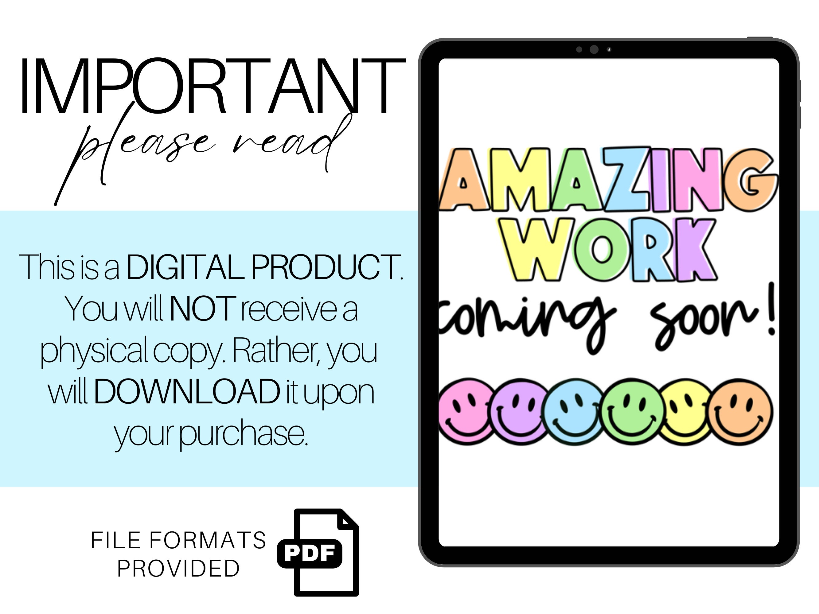 WOW WORK | Amazing Work "coming Soon" Bulletin Board Pack Display ...