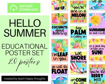 18 MUSIC Instruments CLASSROOM POSTERS Poster Set Positive - Etsy