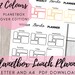 Bento Lunch Meal Planner for the Planetbox Rover, Bento Box Weekly ...