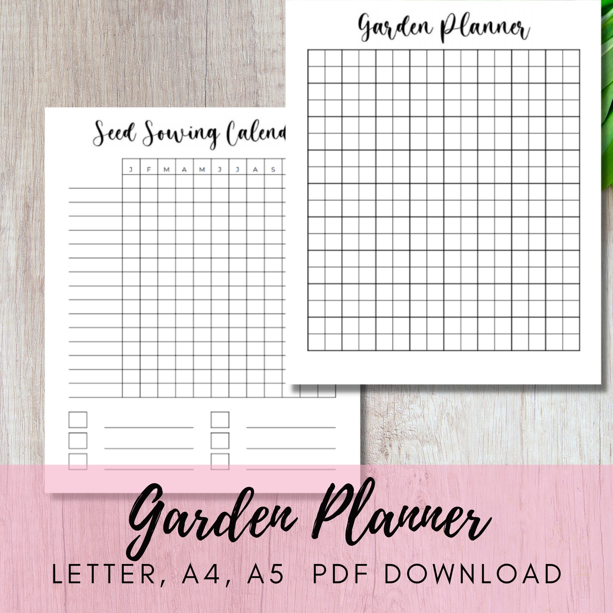 Garden Journal Printable Garden Planner Digital Garden - Etsy