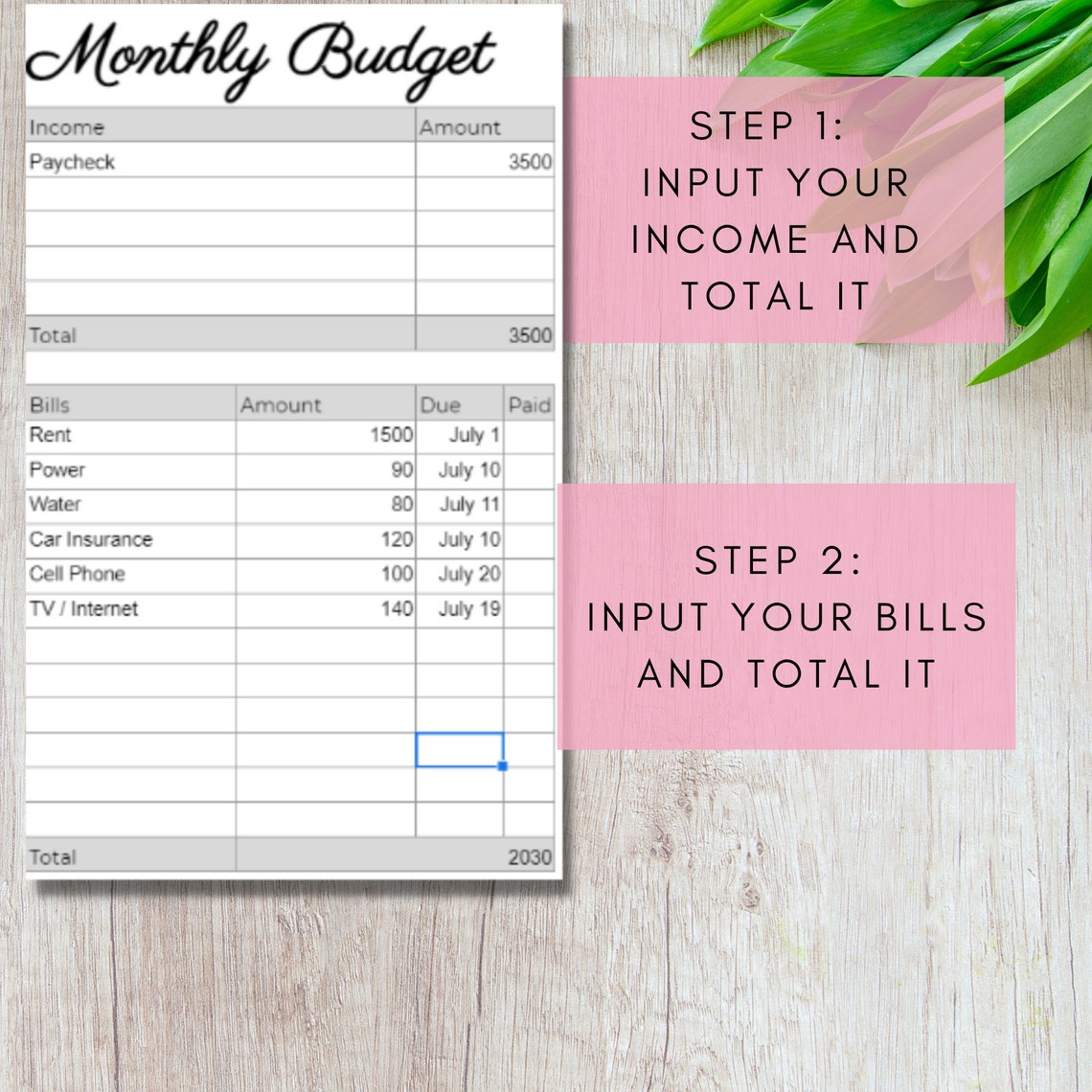 Classic Happy Planner Mini Budget Planner, Zero Based Budget, Budget ...